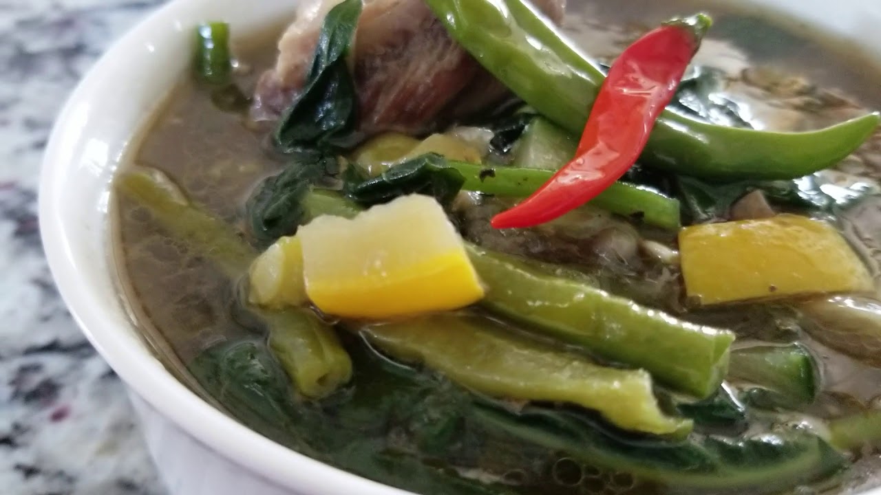 Sustainable garden : Utan Baka/ Vegetable Beef Soup... - YouTube