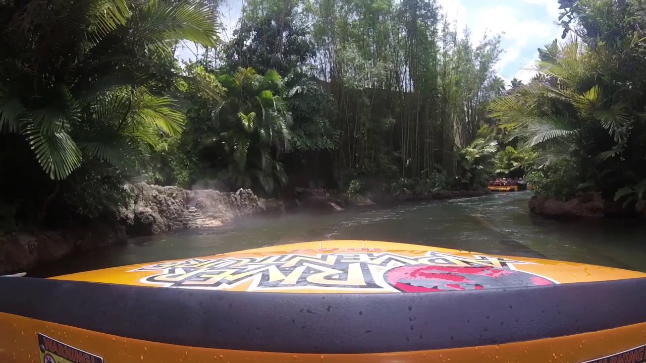 Jurassic Park River Adventure POV Universal's Islands Of Adventure ...