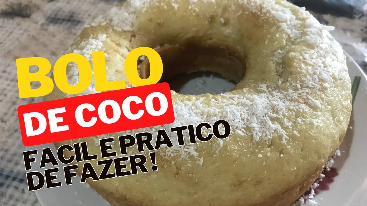 Como fazer bolo de coco fofinho - YouTube