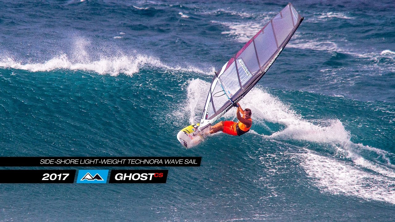 2017 GhostCS | MauiSails Technora 5-batten wave sail - YouTube