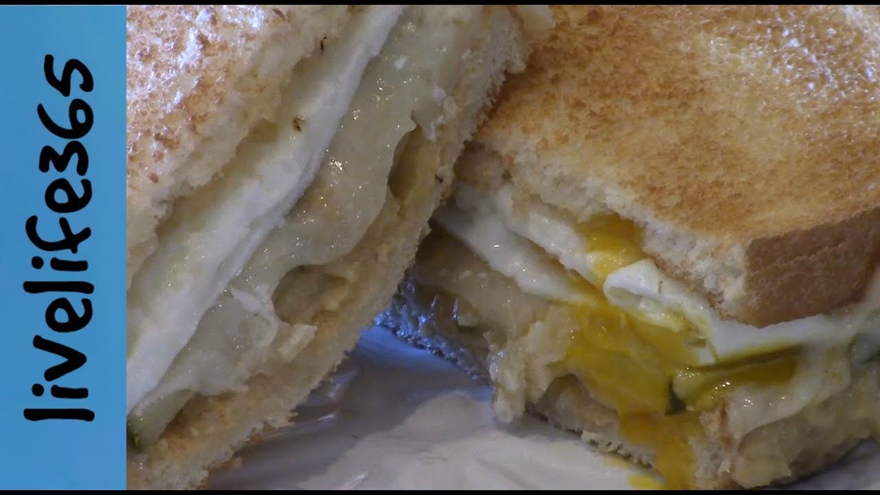 How to...Make a Killer Fried Egg & Hummus Sandwich - YouTube