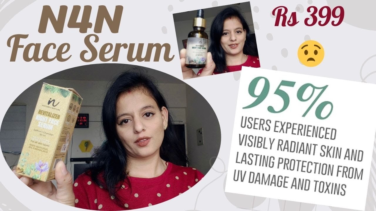 N4N Face Serum || Night Repair Serum N4N Radiant Rush Day Serum Do they ...