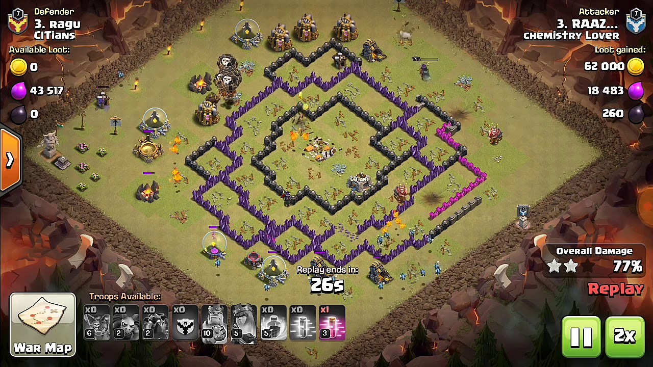 Two different lava loons strategies - YouTube