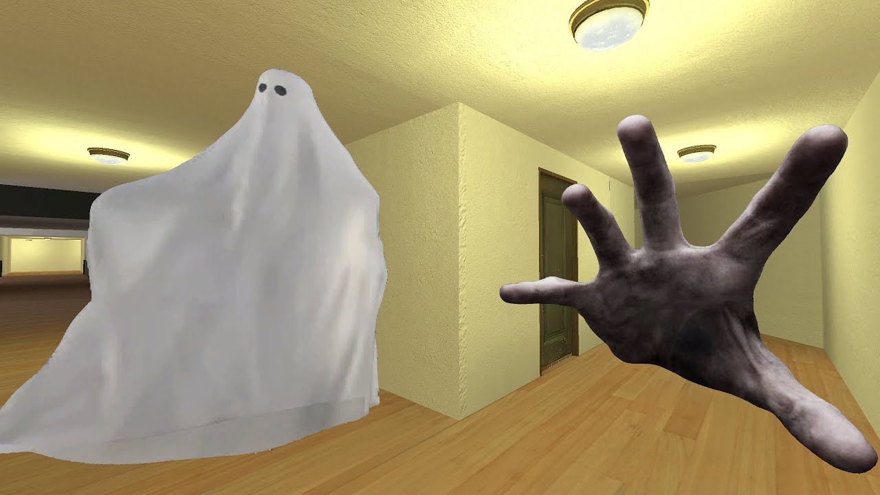 Ghost And Scary Hand Nextbot Gmod - YouTube