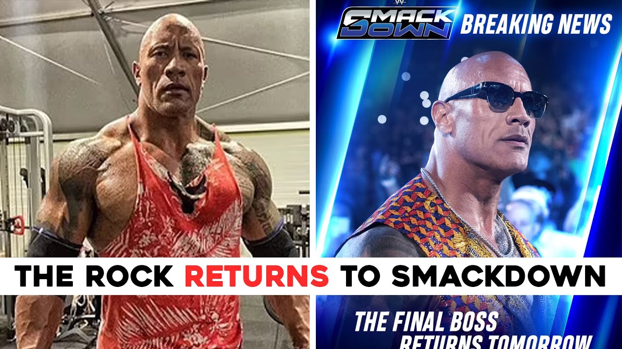 THE ROCK RETURNS TO SMACKDOWN—THE FINAL BOSS IS BACK! - YouTube