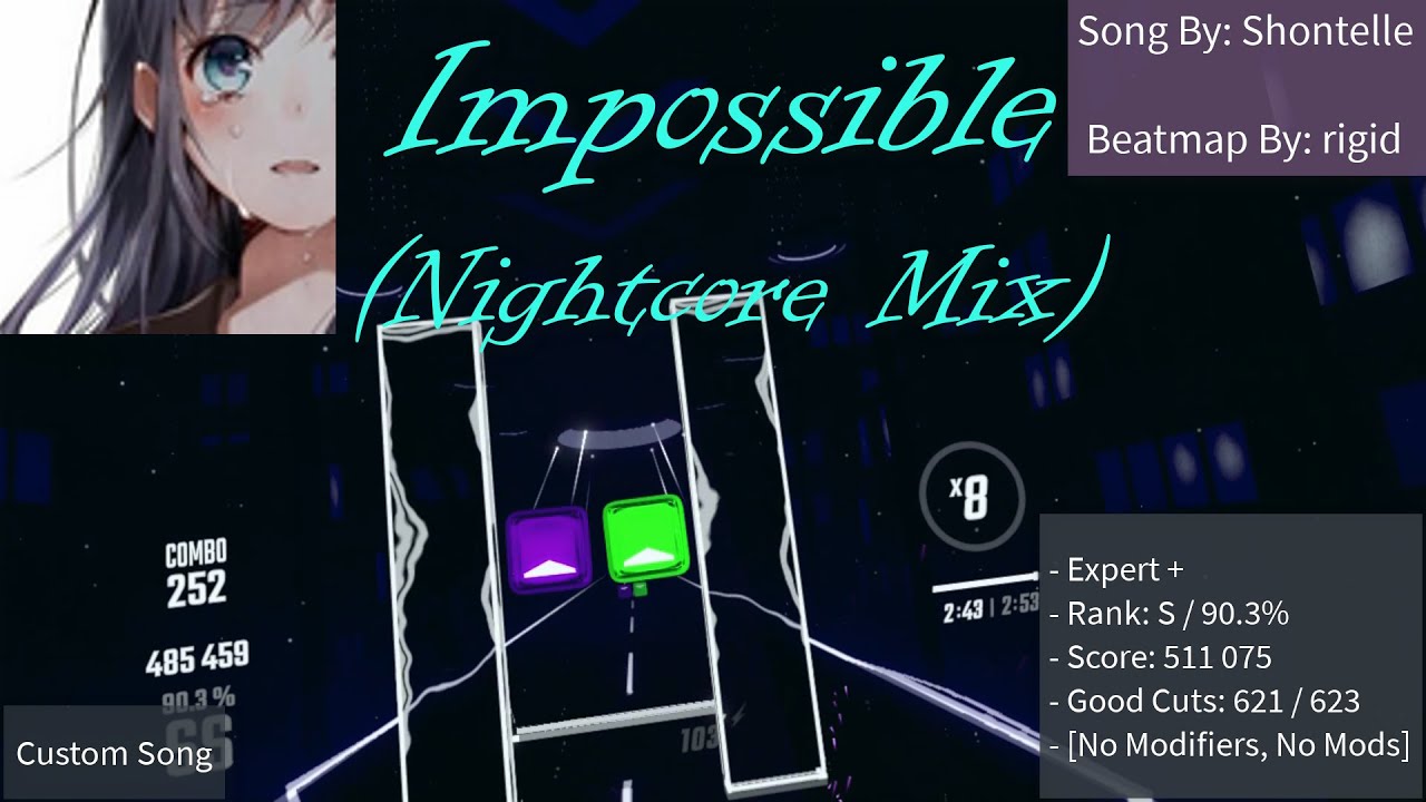 Impossible (Nightcore Remix) | S Rank - YouTube