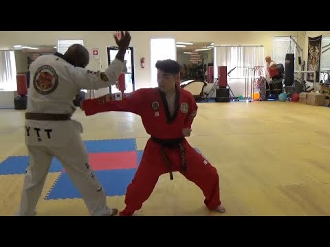 Taekwondo Form Breakdowns - Taegeuk Chil Jang (Red Belt Form) - YouTube