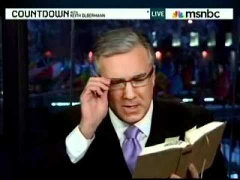 Countdown Keith Olbermann -1-21-11- Final Show Part 5 - YouTube