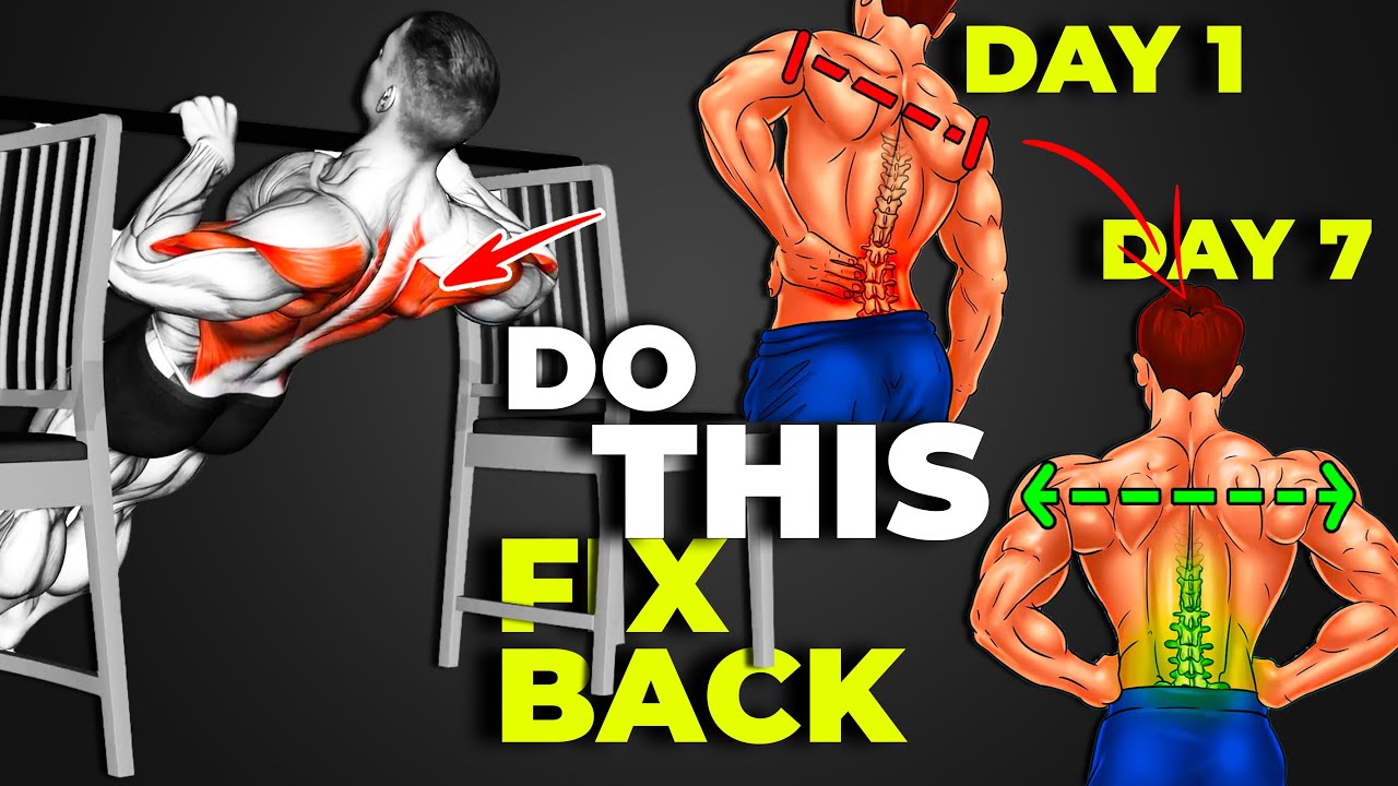 Big Back Exercises, Correct Back Problems At Home - YouTube
