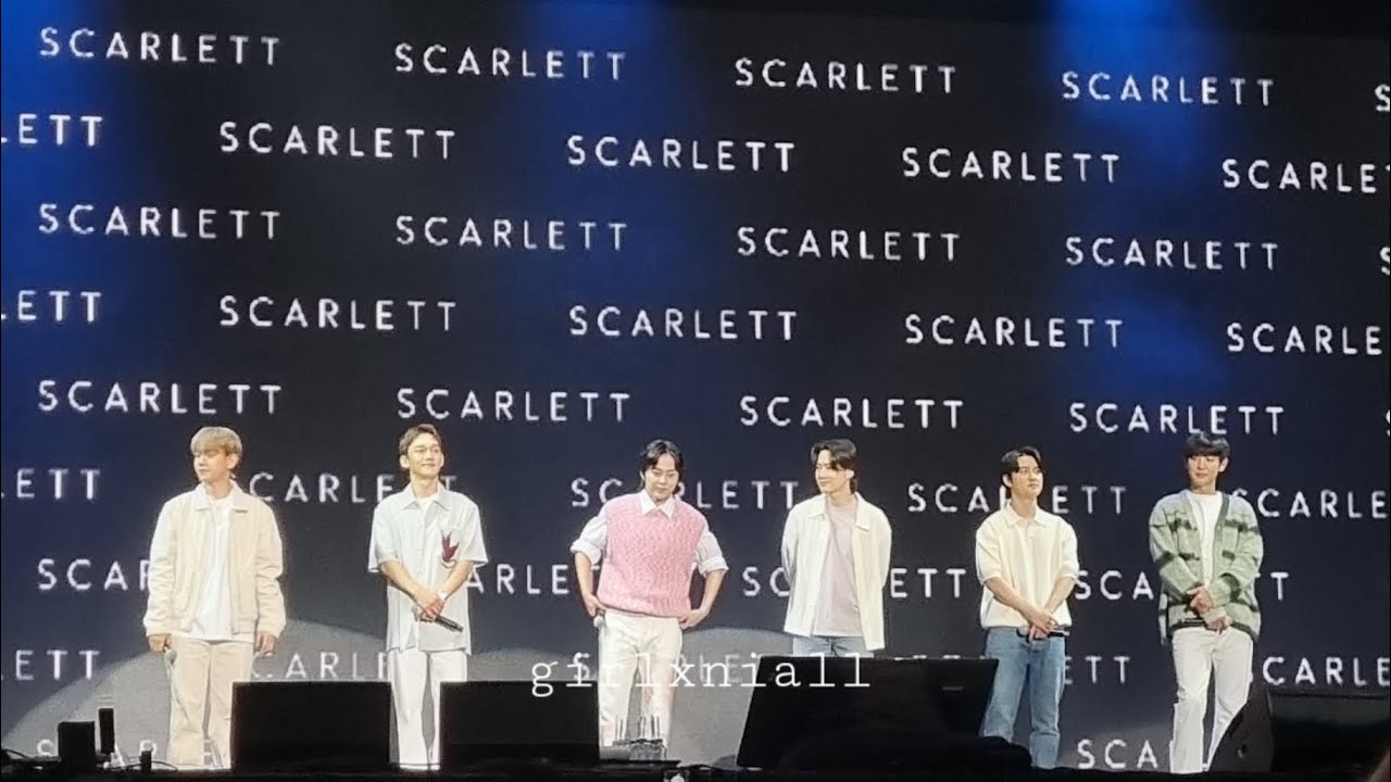 WE ARE ONE. EXO SARANGHAJA. Ending Ment - Scarlett x EXO - GLOW TO YOU ...