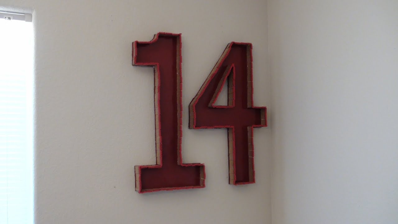DIY: Decorative Number 14 using Matchsticks {MadeByFate} #397 - YouTube