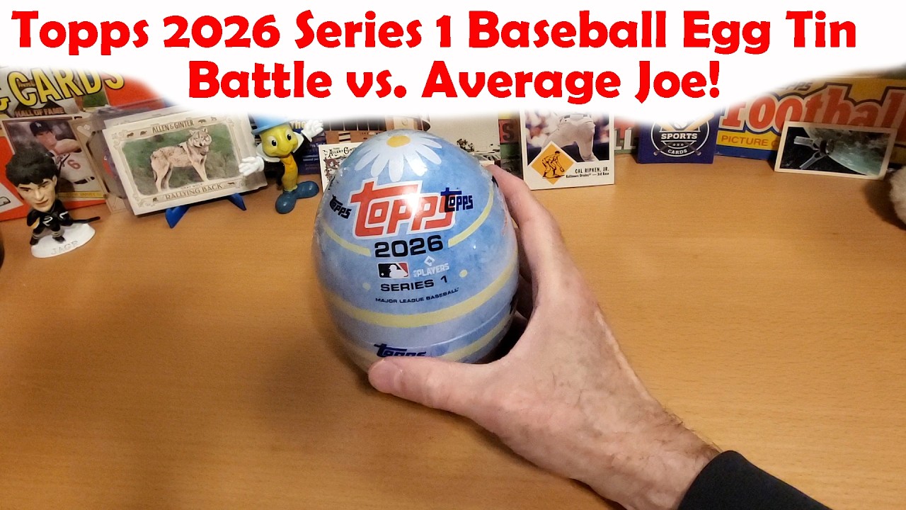 2026 Series 1 Baseball Egg Tin Battle vs. @averagejoe1974 ! - YouTube