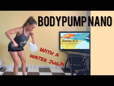 Body Pump Nano - with only 1 weight and a jug of water?!?