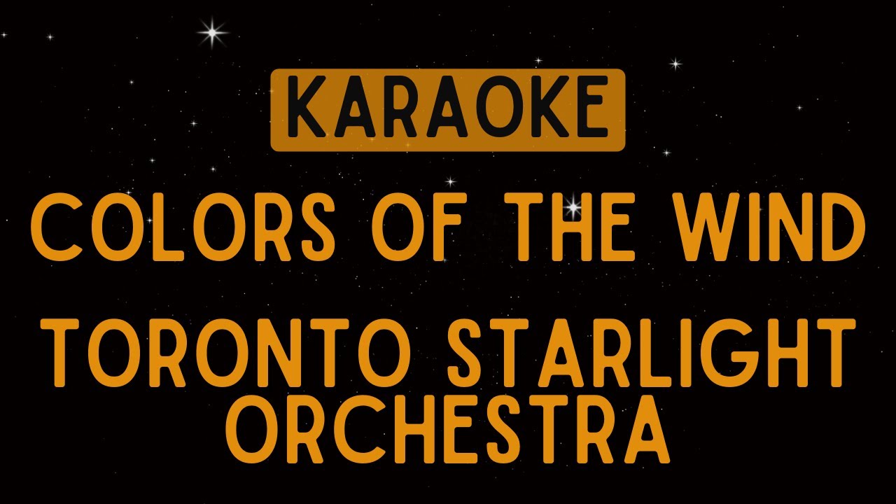 Toronto Starlight Orchestra - Colors Of The Wind (Vanessa Williams ...