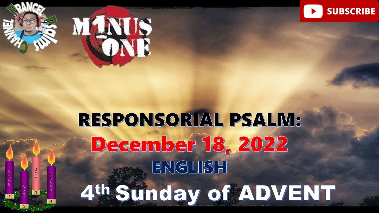 Minus One Instrumental Responsorial Psalm December 18 2022 English