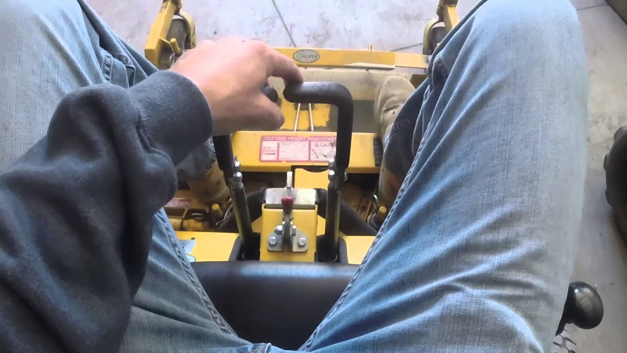 How to Operate a Walker Mower - YouTube