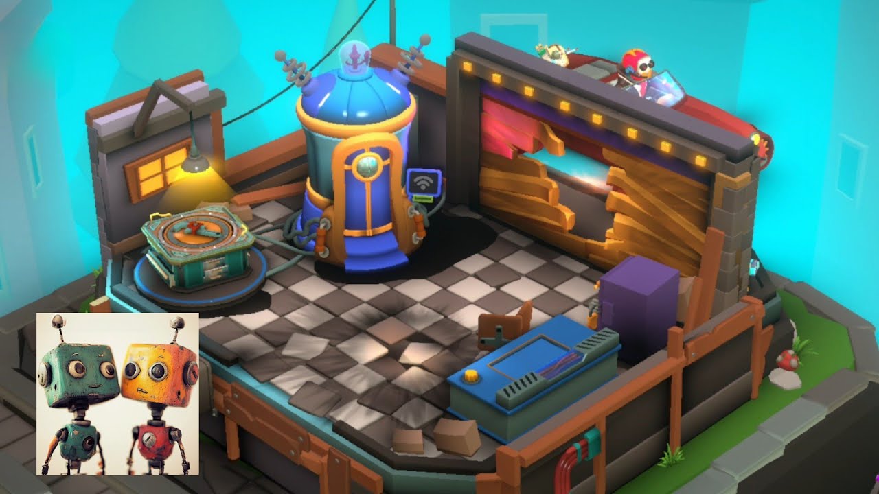 Tiny Robots Portal Escape | CAPÍTULO 1 | Abuelo Perdido - YouTube