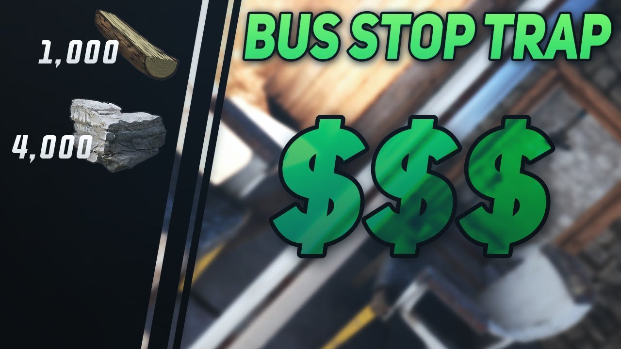 OP Rust Bus Stop Trap Base Design - YouTube