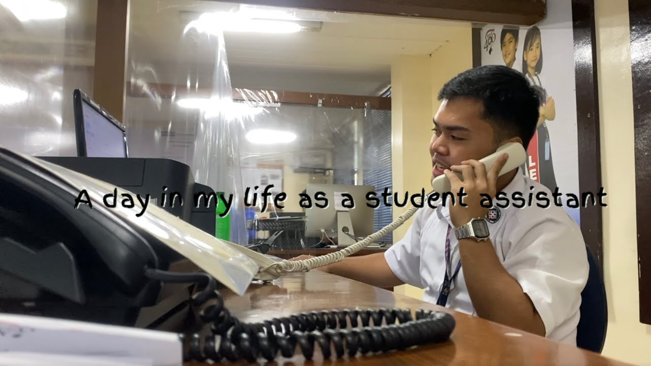 A day in my life as a student assistant at Letran-Manila | Roland ABC ...