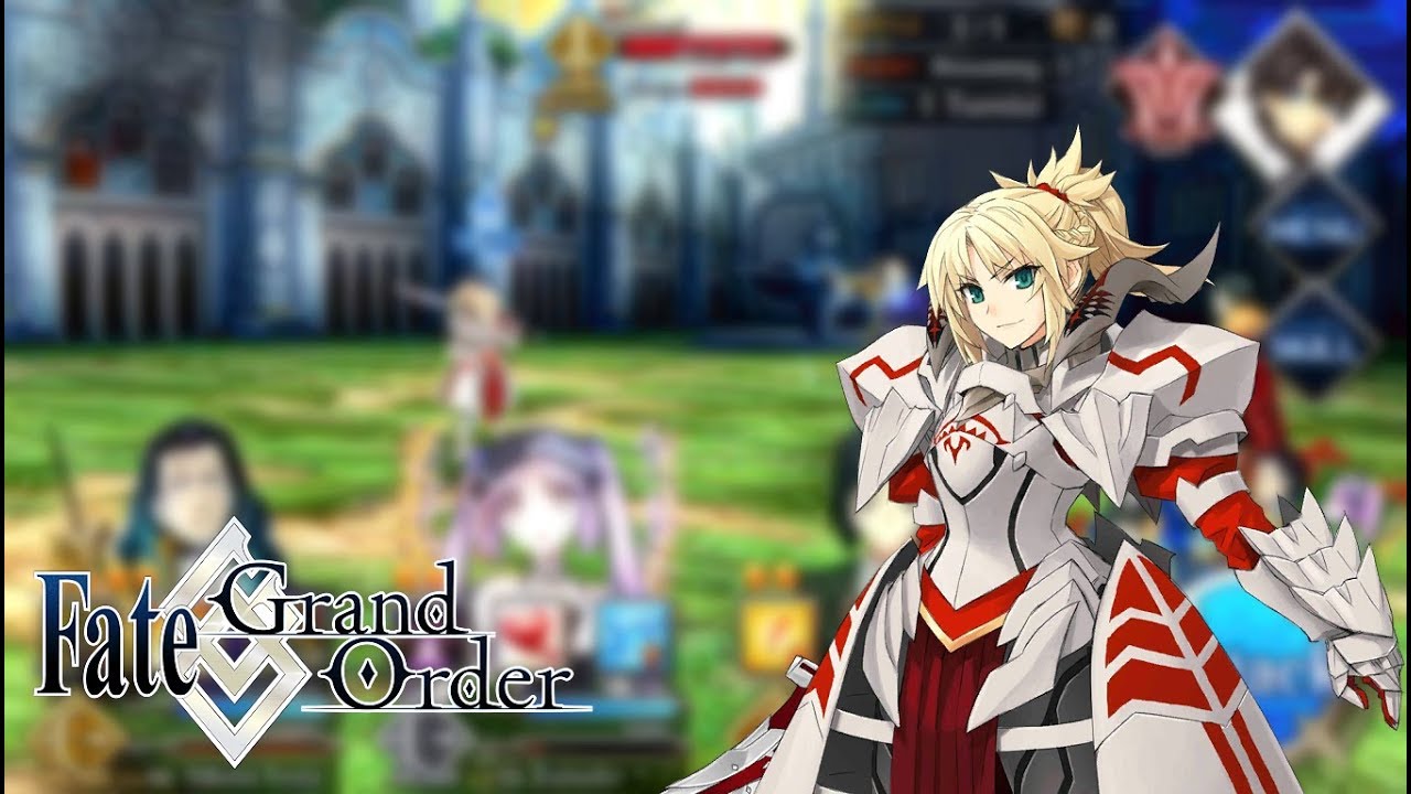 Fate/Grand Order: Camelot - Mordred Boss Battle - YouTube