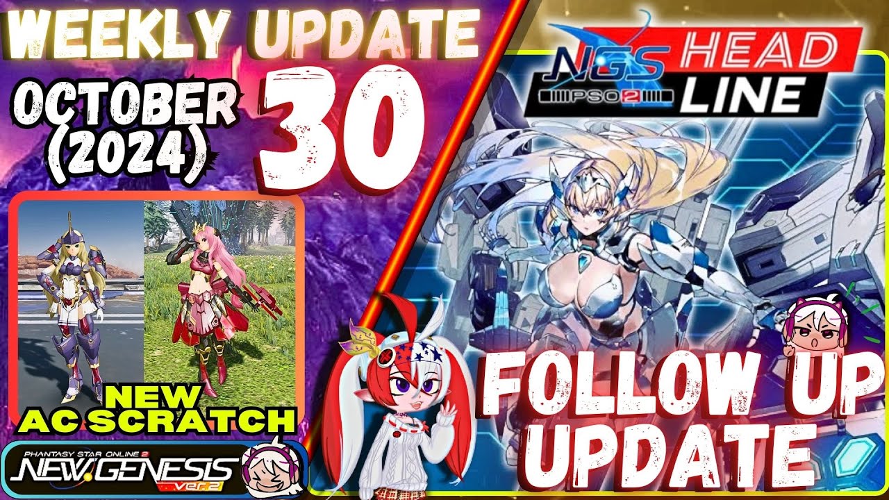 [PSO2:NGS] - OCTOBER _ 30 UPDATE 2024 (😤Steam) Part-2 - YouTube