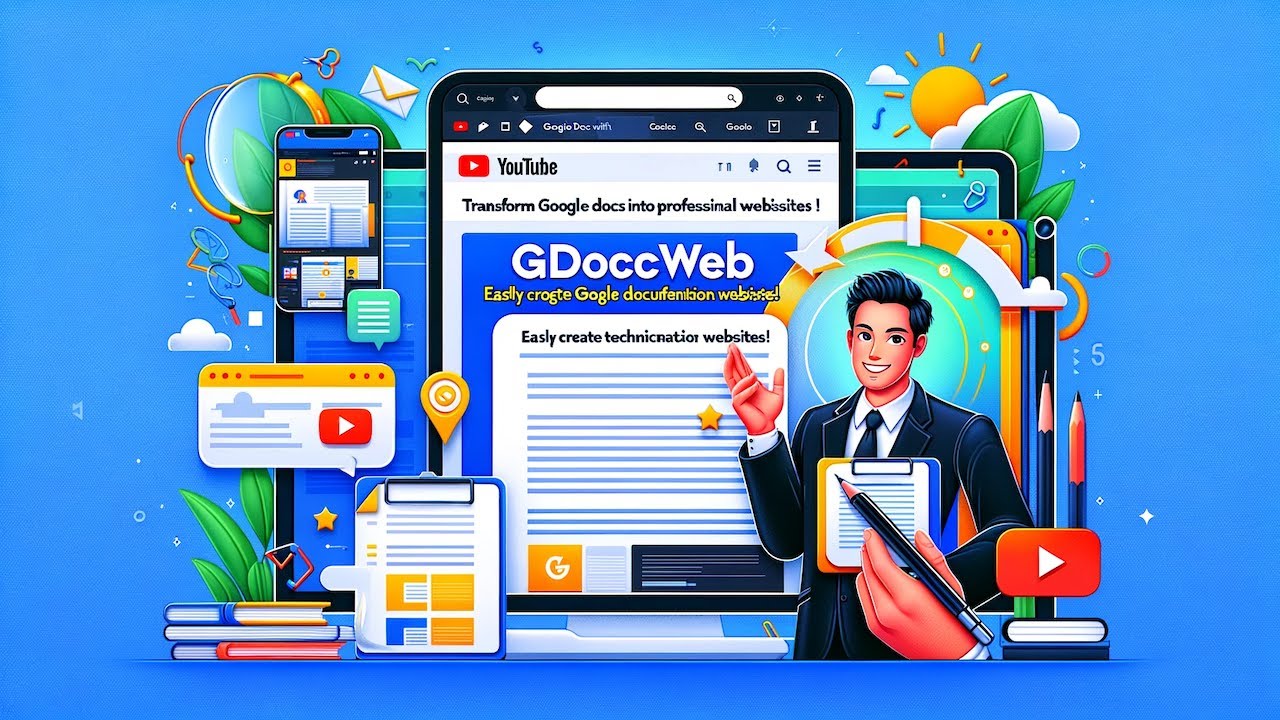 gdocweb Templates: Documentation from Google Docs to GitHub Pages - YouTube