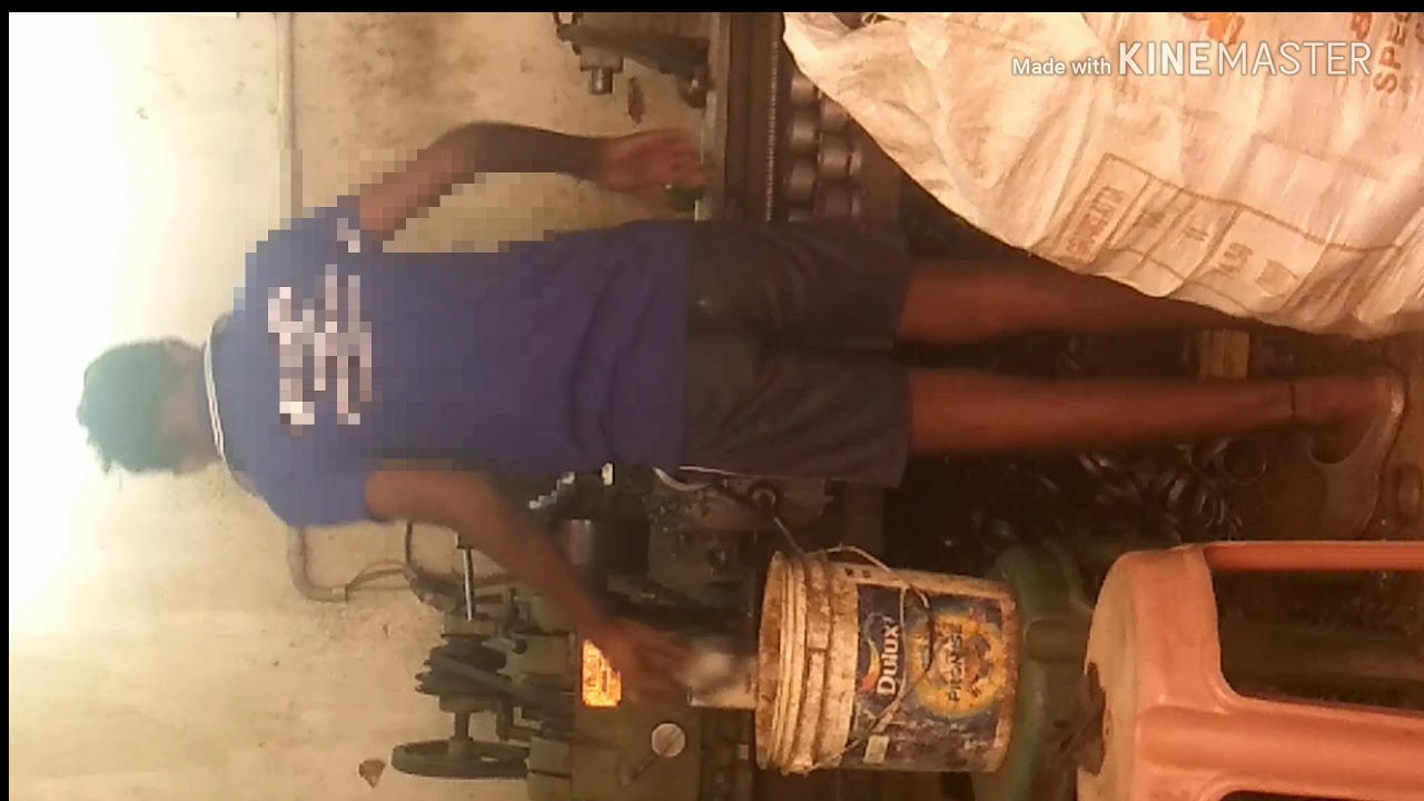 Operating the (LATHU MACHINE )BY. SKRIP CREATION - YouTube
