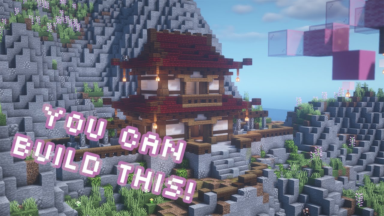 How to build a Japanese Temple - Minecraft Tutorial - YouTube