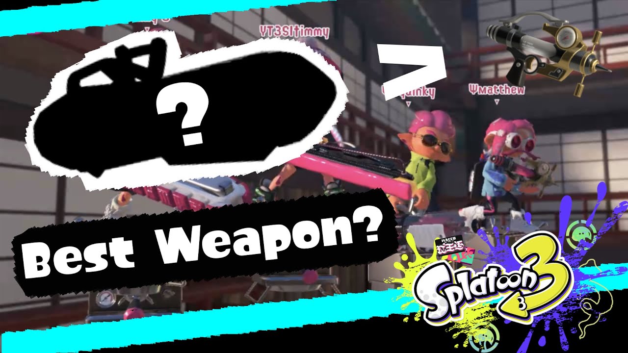 Is this the new Best Weapon in Splatoon 3?! - YouTube