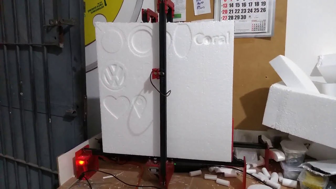 cnc maquinas isopor - YouTube