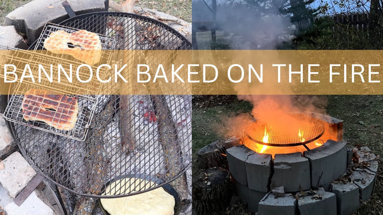 Bannock Baked On The Fire! 🔥 Native Canadian Cree Bannock Recipe 🇨🇦 Our ...