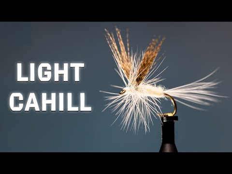Light Cahill Fly Pattern | Dry Fly Tutorial - YouTube