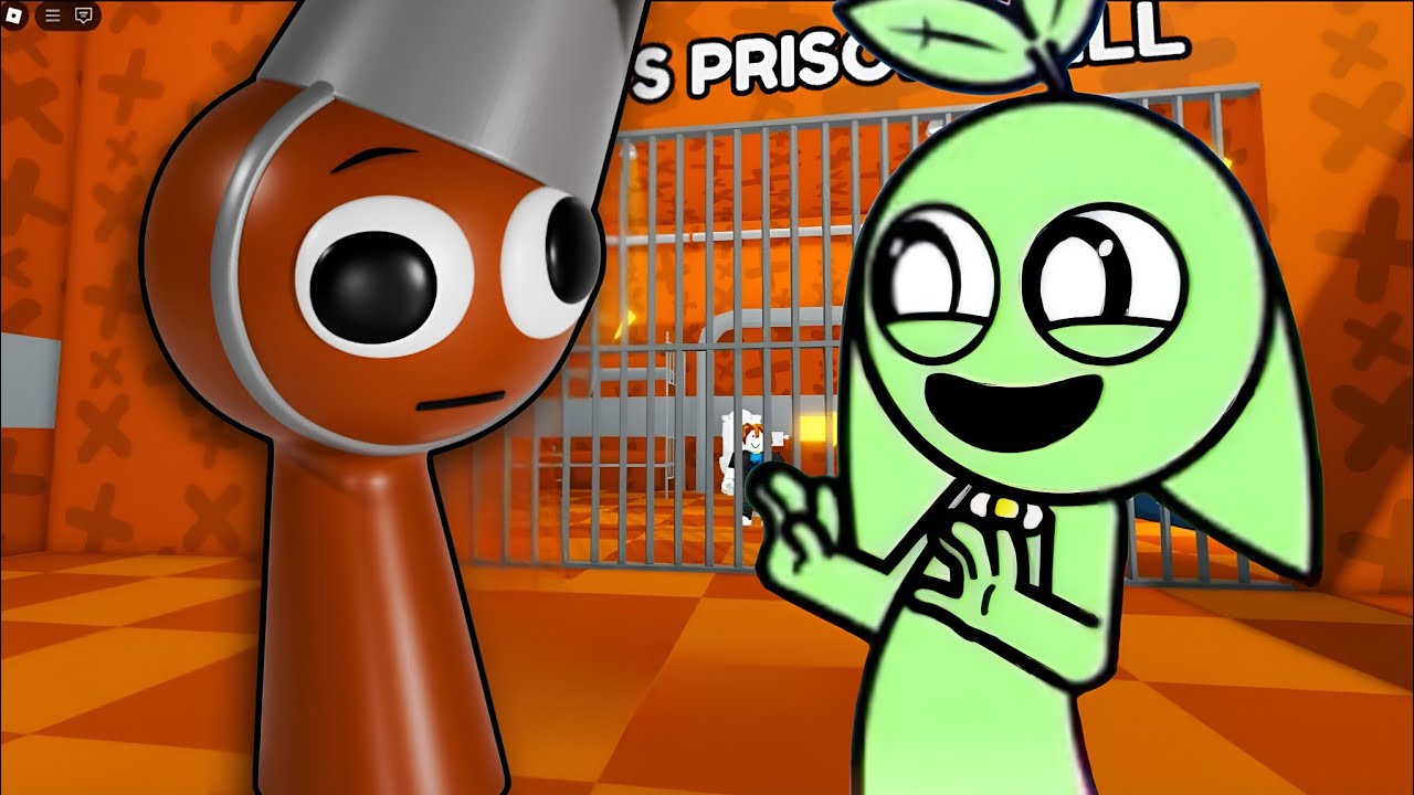 LIME SPRUNKI ( HORROR ) vs BROWN SPRUNKI PRISON RUN FULL GAMEPLAY ...