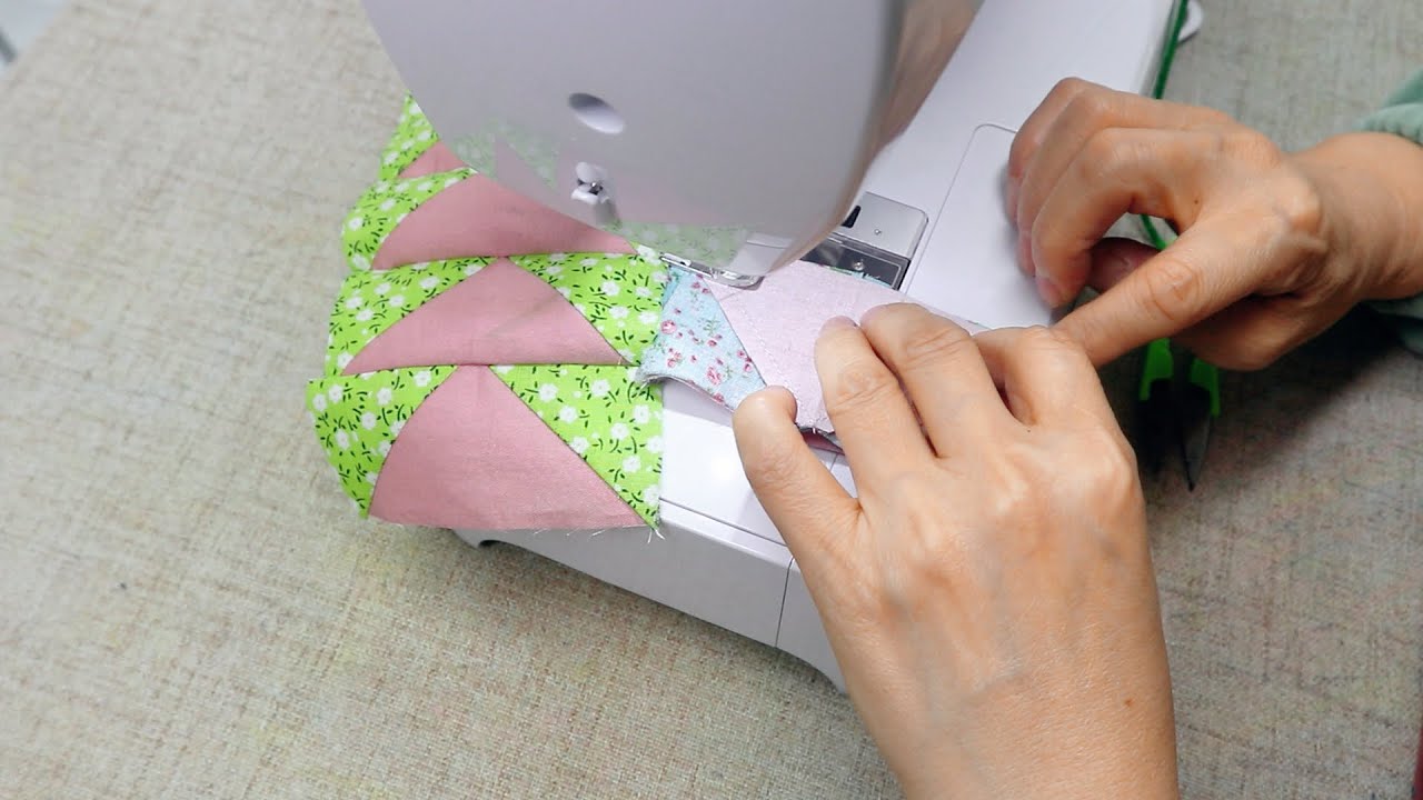 sewing beginners can easily make patchwork using scrap fabric | Sewing ...