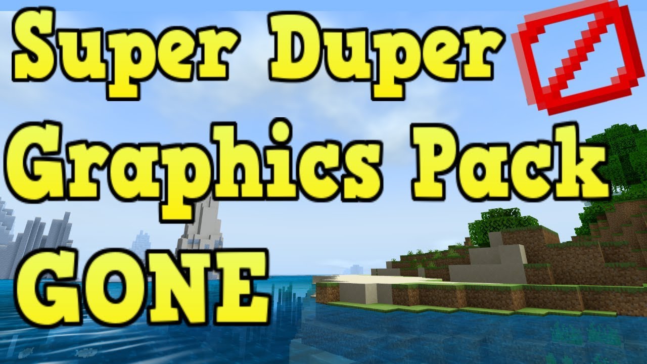 Super Duper Graphics Pack Ceasing Development - YouTube