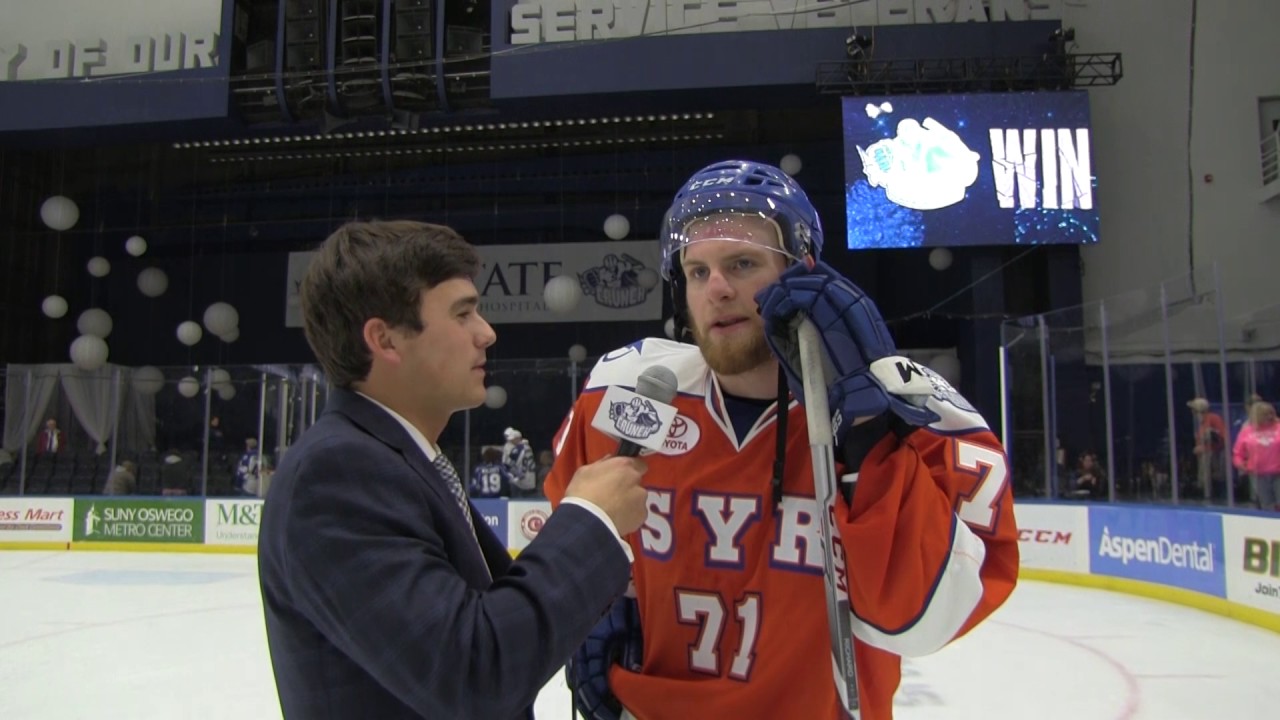 Tanner Richard Interview | Syracuse vs. Rochester | November 12 2016 ...