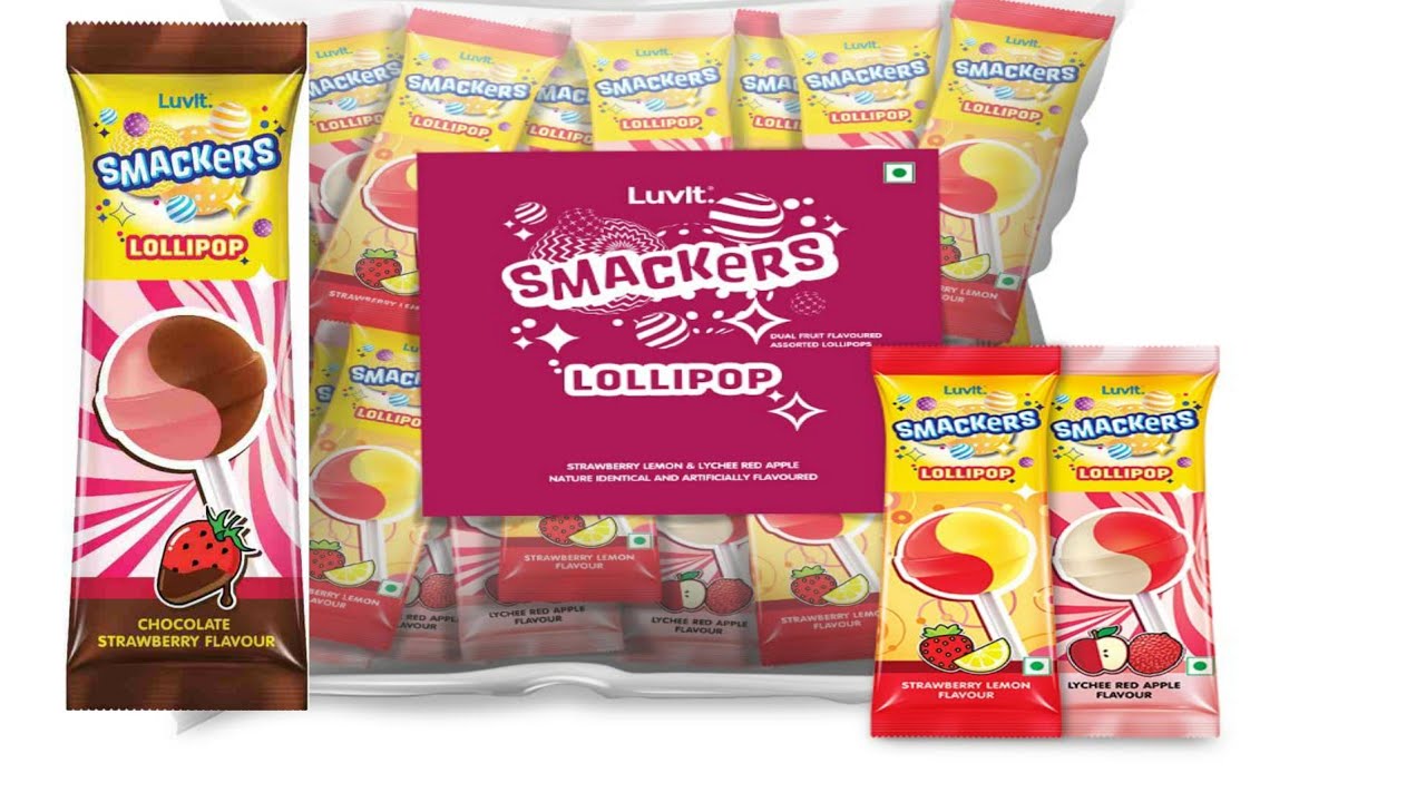 Luvit Smackers chocolate strawberry flavour +strawberry Lemon Flavour ...