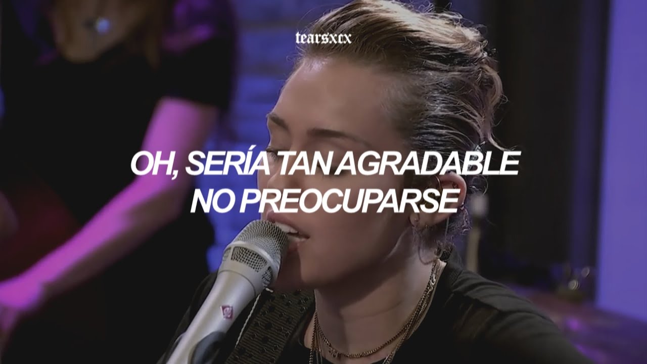 Miley Cyrus - Week Without You (español + live) - YouTube