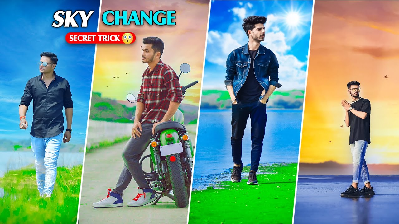How To Change Sky Background in Your Photo Editing | MY SECRET TRICK ...