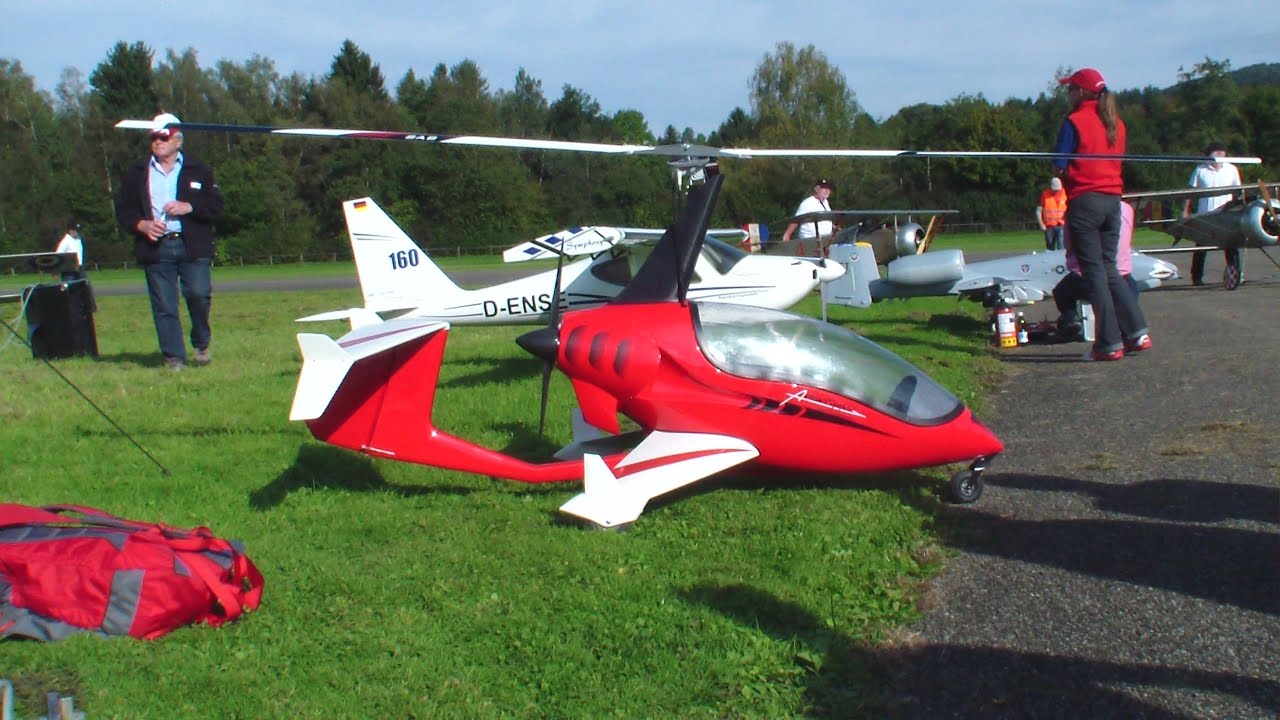 Big bang R/C Universum gigantic RC Autogyro-Copter not the best landing ...