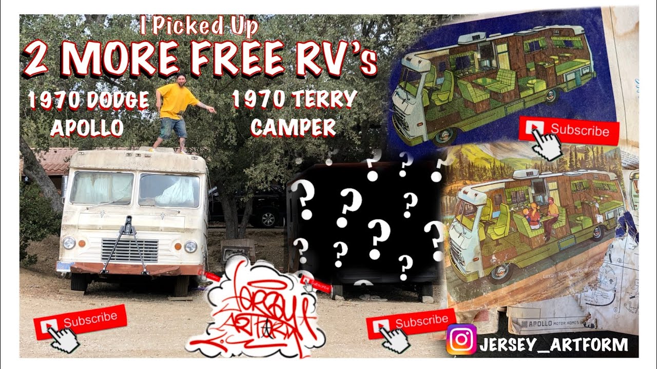 I Got 2 More FREE RV’s - 1970 DODGE APOLLO BUS & 1970 TERRY CAMPER ...