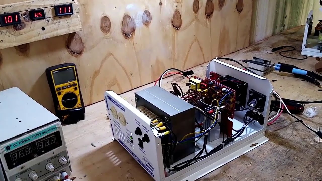 Como hacer un inversor de 12v a 110v 1,5 kilo - YouTube