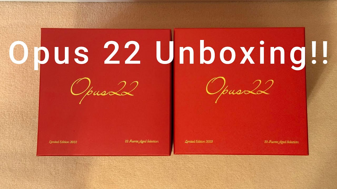 Fuente Opus 22 Humidor Unboxing!! - YouTube
