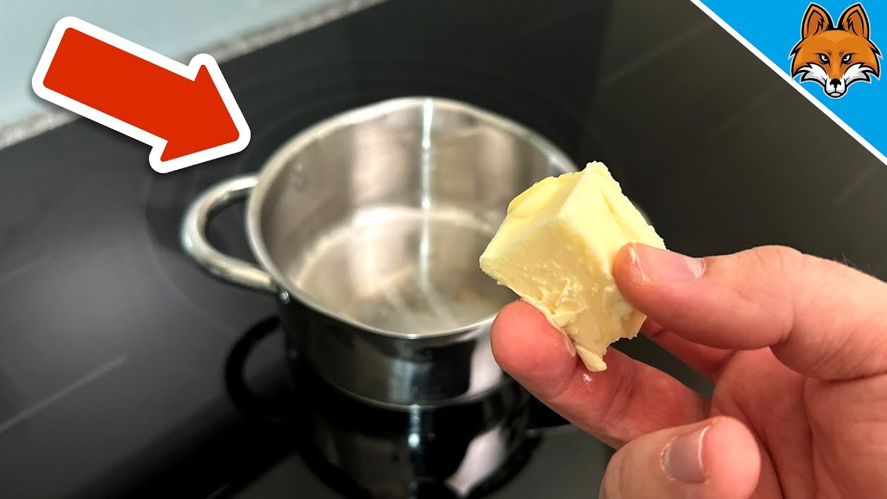 That´s why, you should always smear BUTTER on the POT 💥 (GENIUS) 🤯 ...