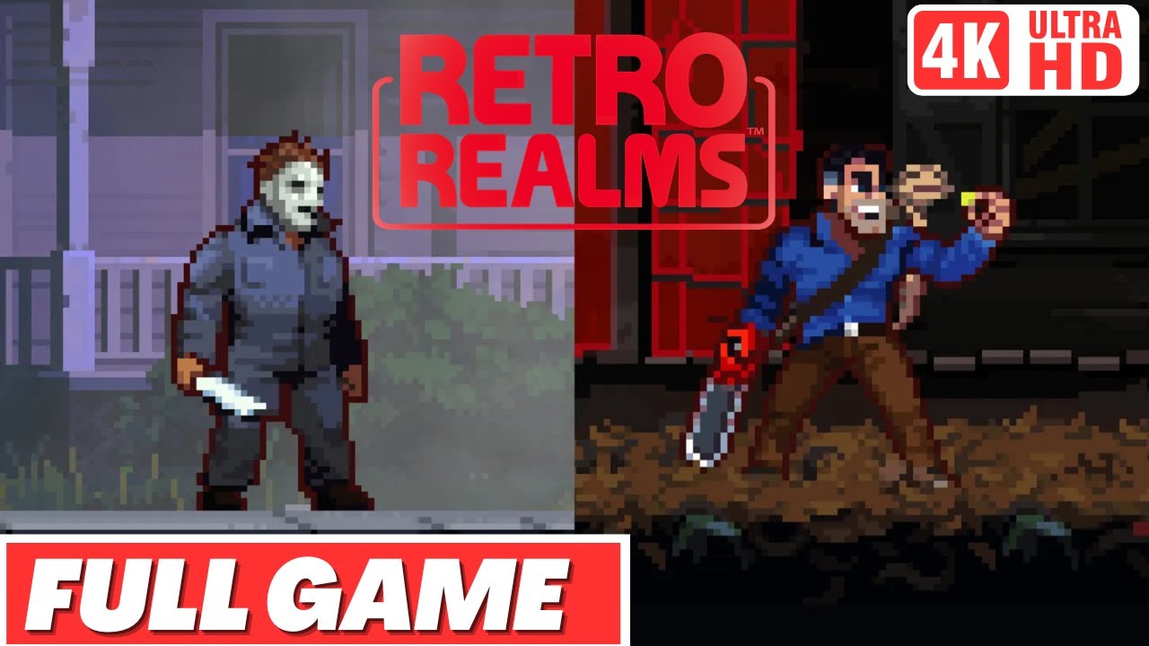 RETRO REALMS ARCADE HALLOWEEN AND ASH VS EVIL Gameplay Walkthrough - No ...