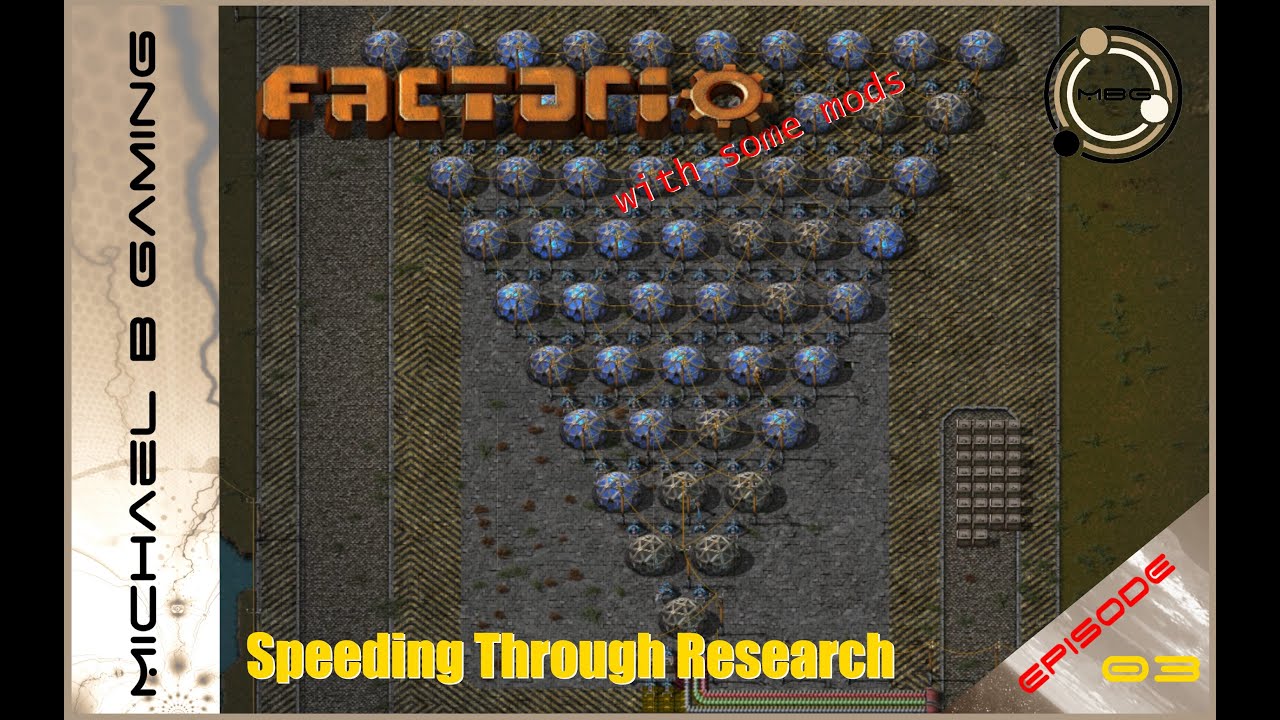 Factorio : Speeding Through Research : Episode 3 - YouTube
