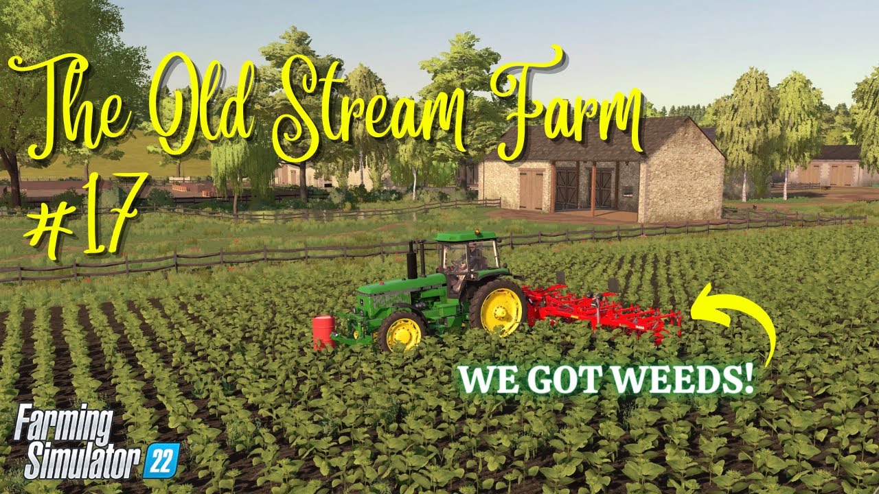 THE OLD STREAM FARM #17 | WE GOT WEEDS! | FS22 | PS5 | Farming ...