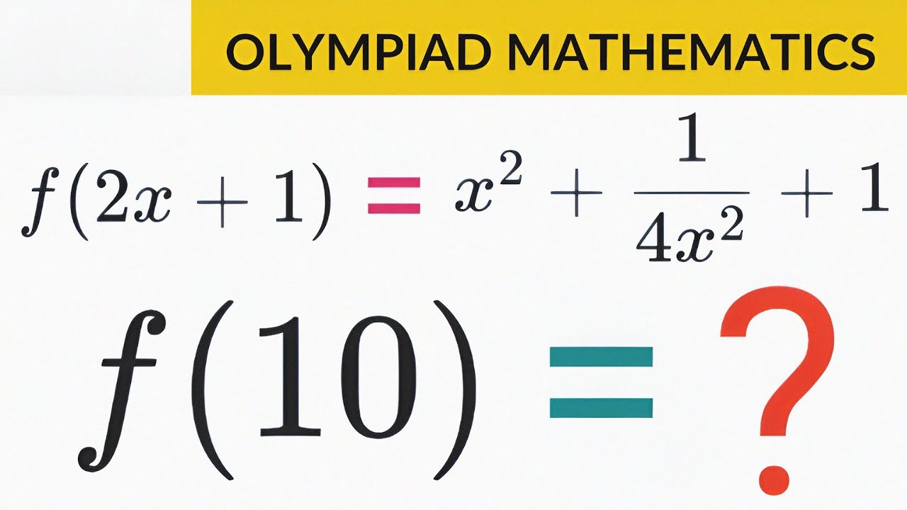 United States | Math Olympiad Question | You should know this trick ...