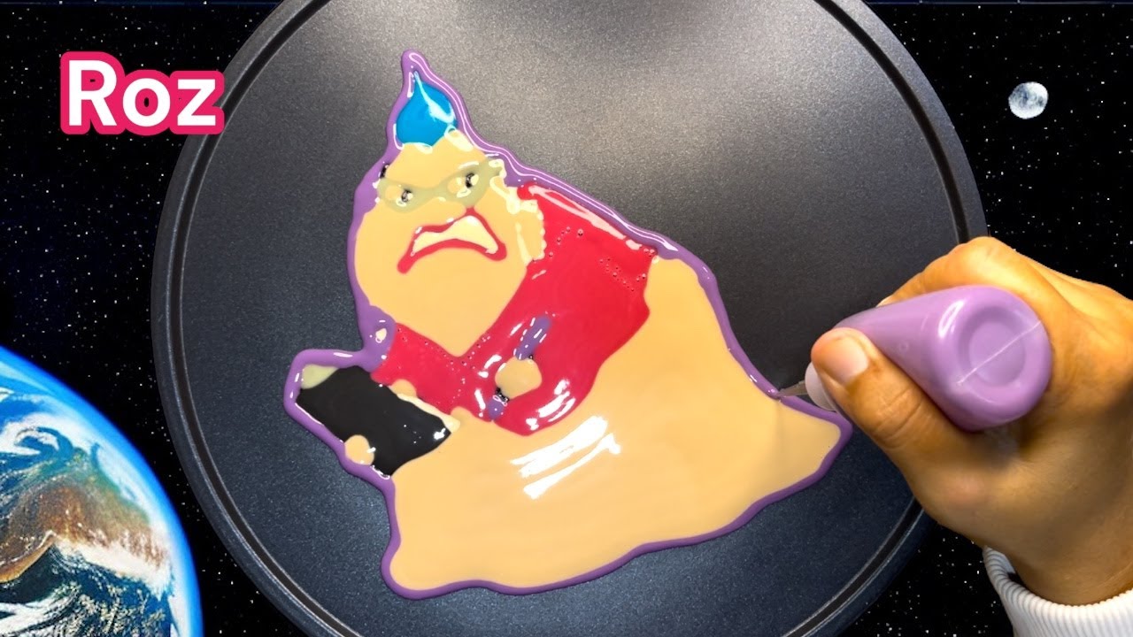Roz Monster inc Pancake Art - Monster Cartoon, Monsters Inc, Pancake ...