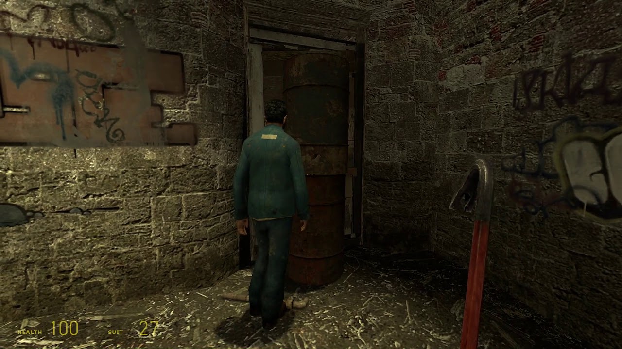 Half-Life 2 - Advanced AI (Manhack encounter) - YouTube